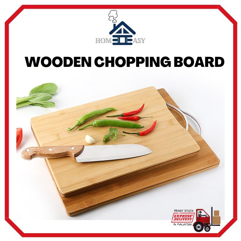 Wooden Chopping Board / Cutting Board / Papan Pemotong Kayu / Papan ...
