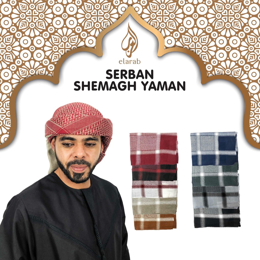 SERBAN SHEMAGH YAMAN BY ELARAB | Shopee Malaysia