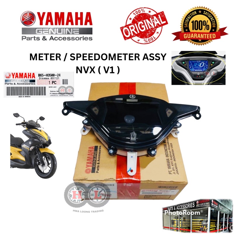 YAMAHA METER ASSY NVX155 V1 ORIGINAL (B65-H3500-24) -METER NVX ...