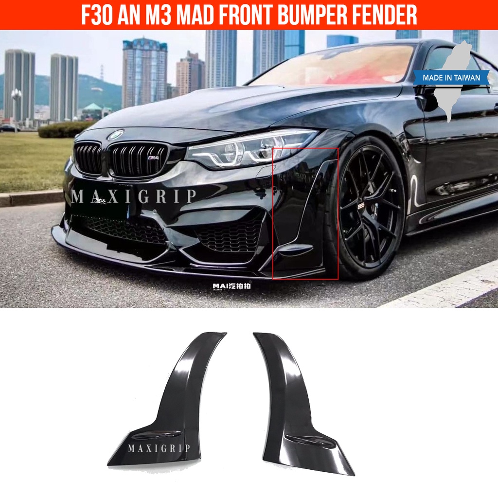 BMW F30 AN M3 bumper canard mad fender wide body fender F30 accessories ...