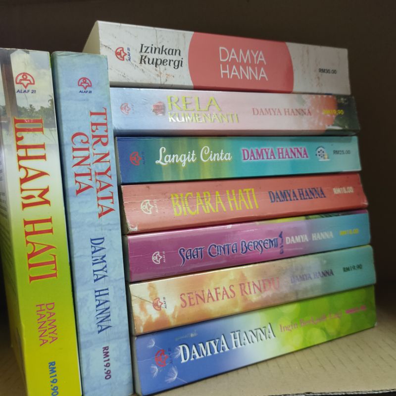 Koleksi Damya Hanna Novel Terpakai Karangkraf Alaf 21 Shopee Malaysia