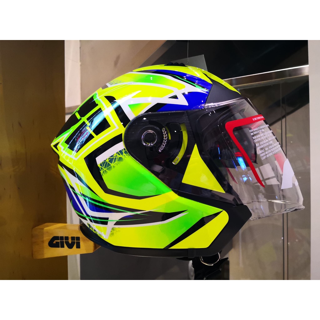 HELMET GIVI M35.0 SCUDO GRAPHIC DOUBLE VISOR 100% ORIGINAL GIVI | Shopee Malaysia