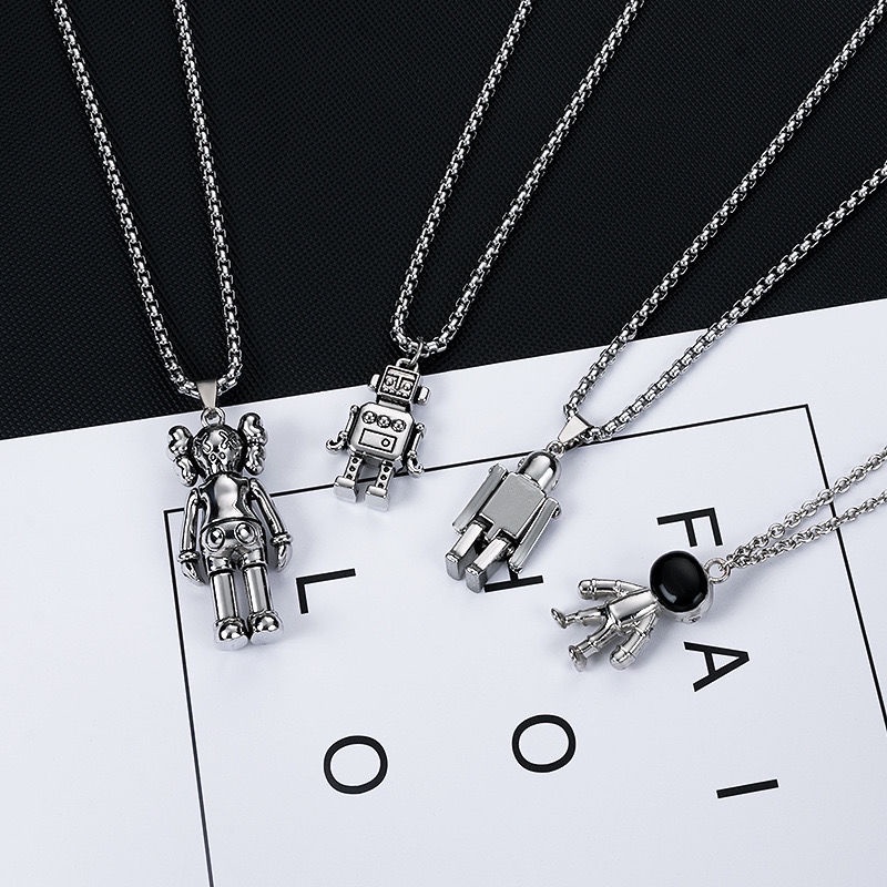 Sesame Street Kaws Doll Necklace Unisex Hip Hop Ins Cool High Street ...