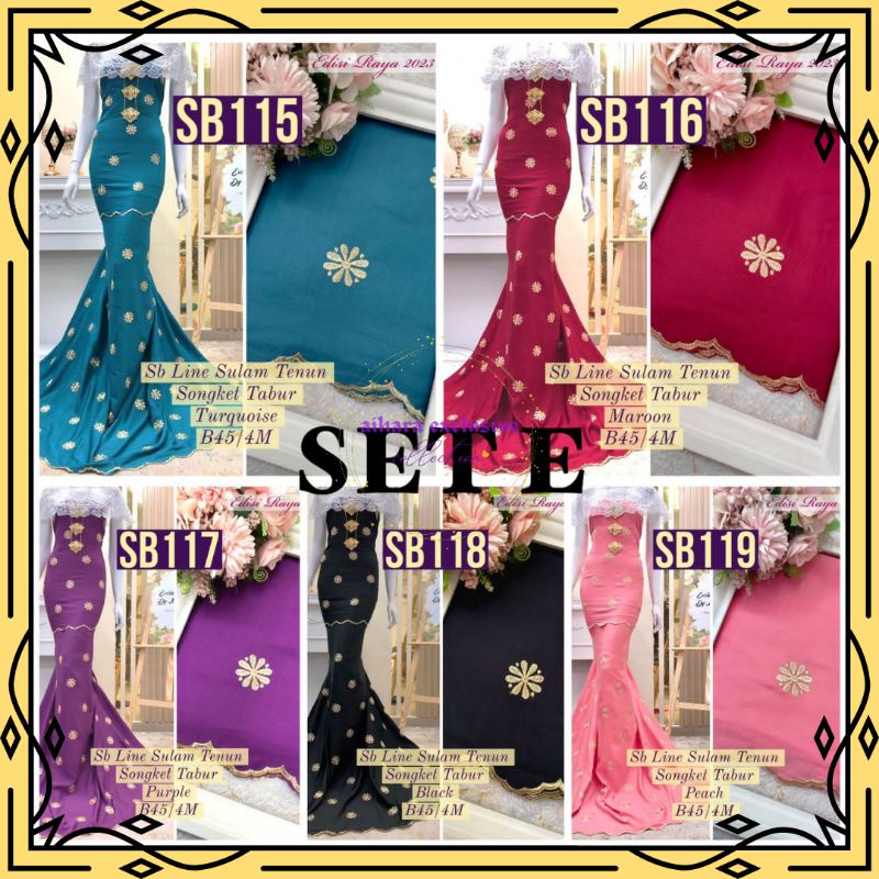 Kain Pasang Sb Line Sulam Biku (NEW ARRIVAL!!!) | Shopee Malaysia