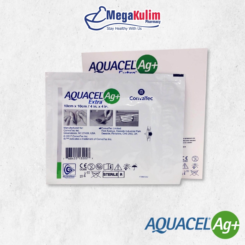 Aquacel Ag+ Extra 10X10cm 1pcs | Shopee Malaysia