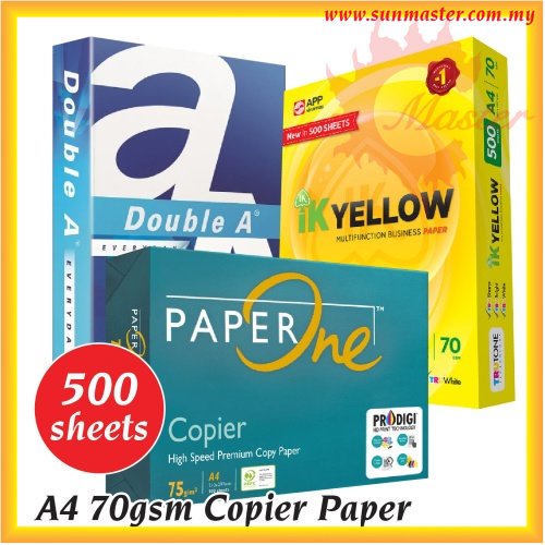 A4 70gsm Copier Paper | A4 Photostat Paper | A4 IK Yellow | A4 Double A ...