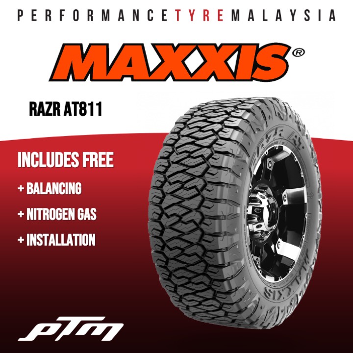 NEW LAUNCHED Maxxis RAZR AT811 16 17 18 inch 4x4 Tyre (All-Terrain ...