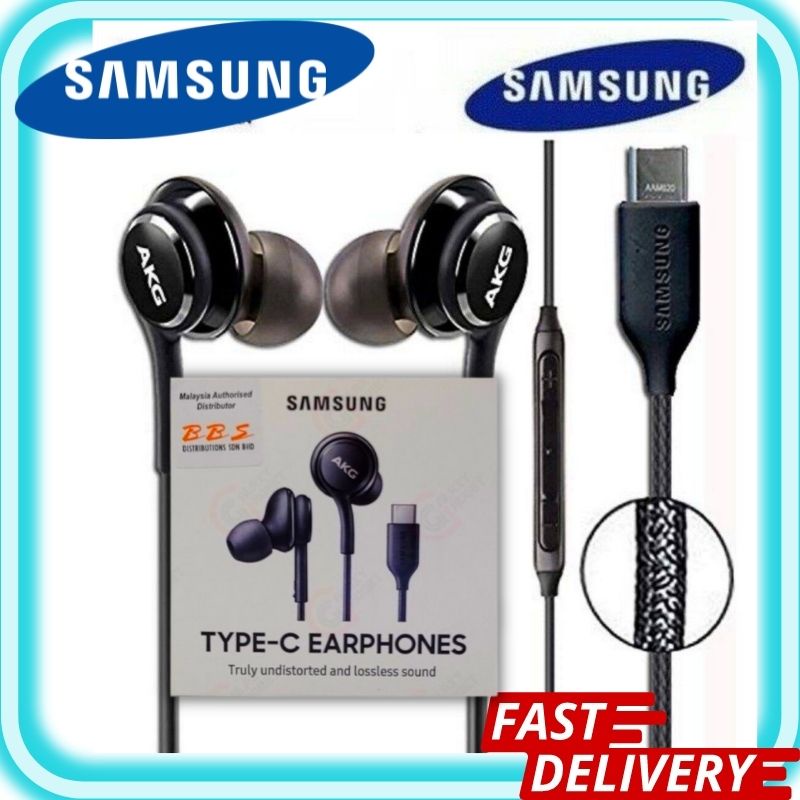 SAMSUNG AKG TYPE-C EARPHONE (EO-IC100BBEGWW)-ORIGINAL | Shopee Malaysia