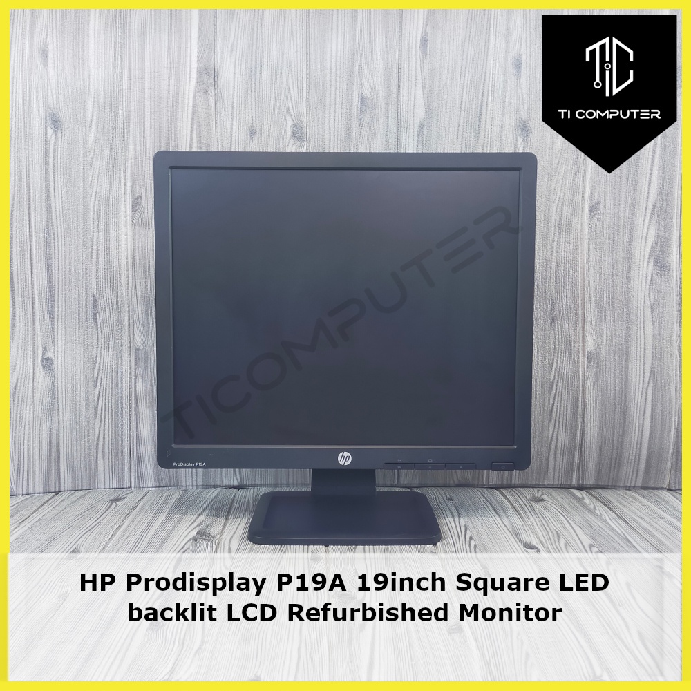 HP Prodisplay P19A 19inch Square LED backlit LCD Refurbished Monitor ...