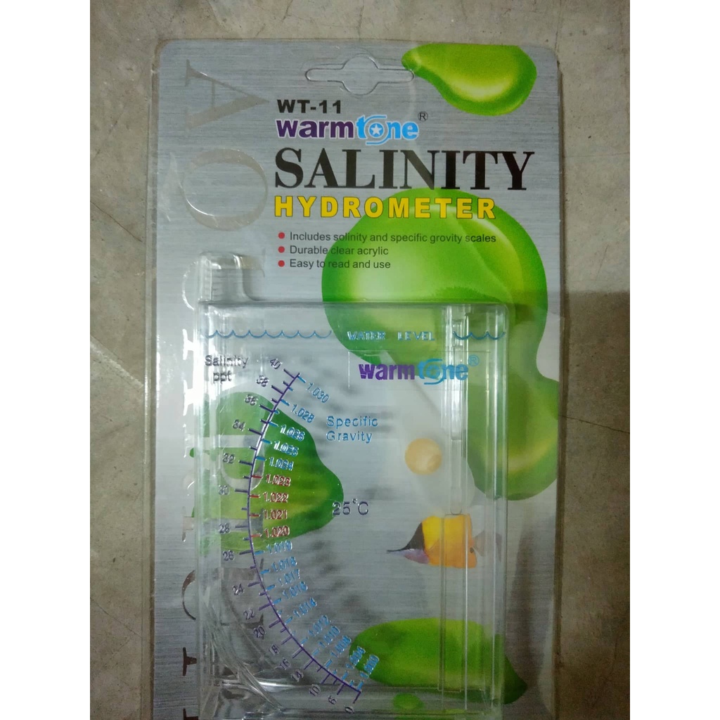 READY STOCK MALAYSIA Salinity Hydrometer Salt Water Salinity Meter ...