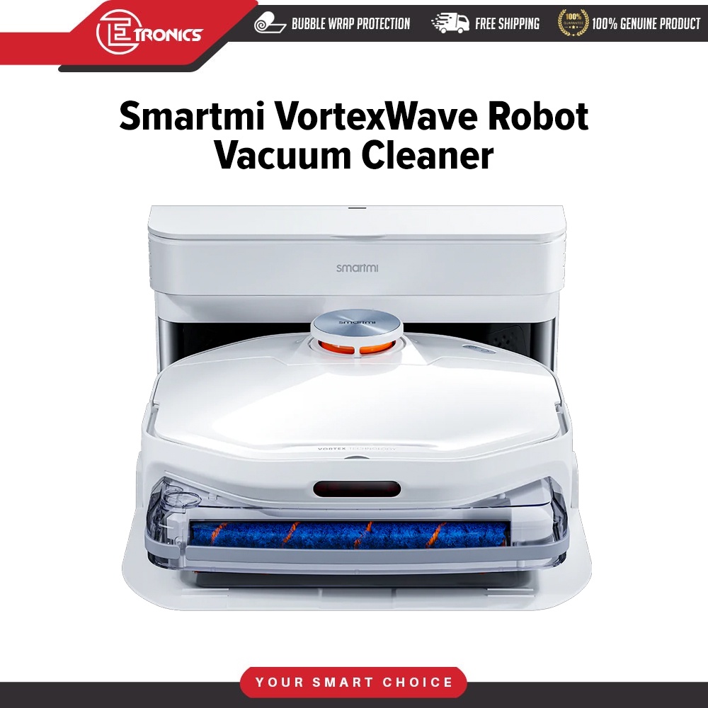 Smartmi VortexWave Robot Vacuum Cleaner - Original Warranty by Xiaomi Malaysia | Shopee Malaysia