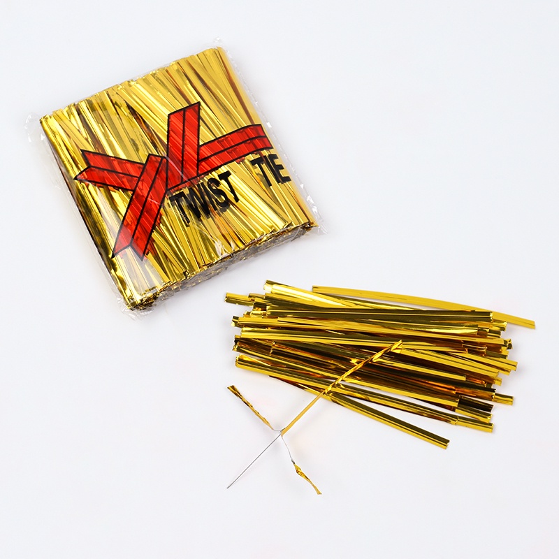【READY STOCK】 -Twist Tie / Ties Packaging String Wrapping / Metallic ...