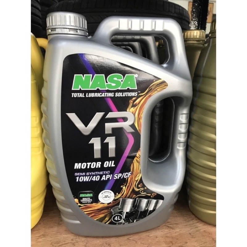 (Free Oil Filter Honda/Toyota/Kia/Hyundai) Nasa VR11 Semi Synthetic ...