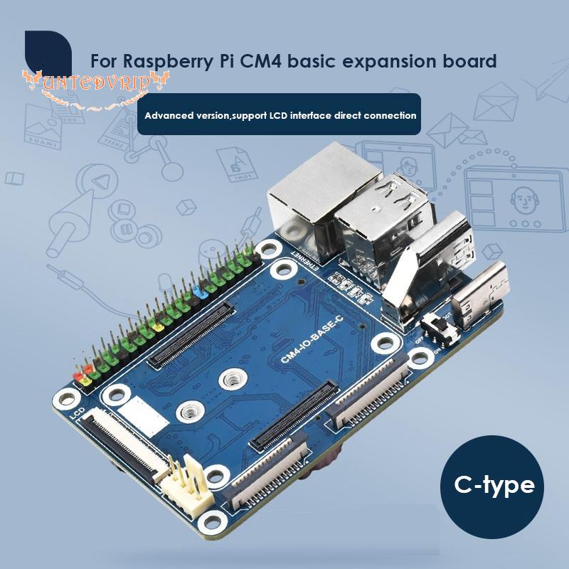 Waveshare Cm4 Io Base C Expansion Board For Raspberry Pi Cm4 Basic Expansion Board Advanced
