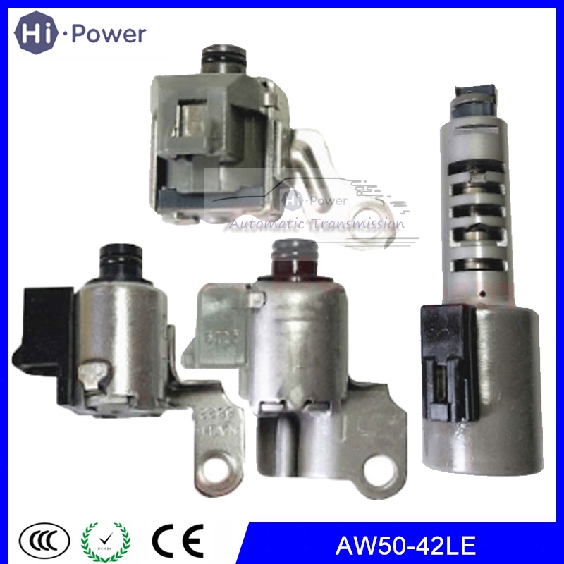 4PCS AW50-40LE AW50-40LS AW50-40 AW50-42LE transmission solenoids for ...