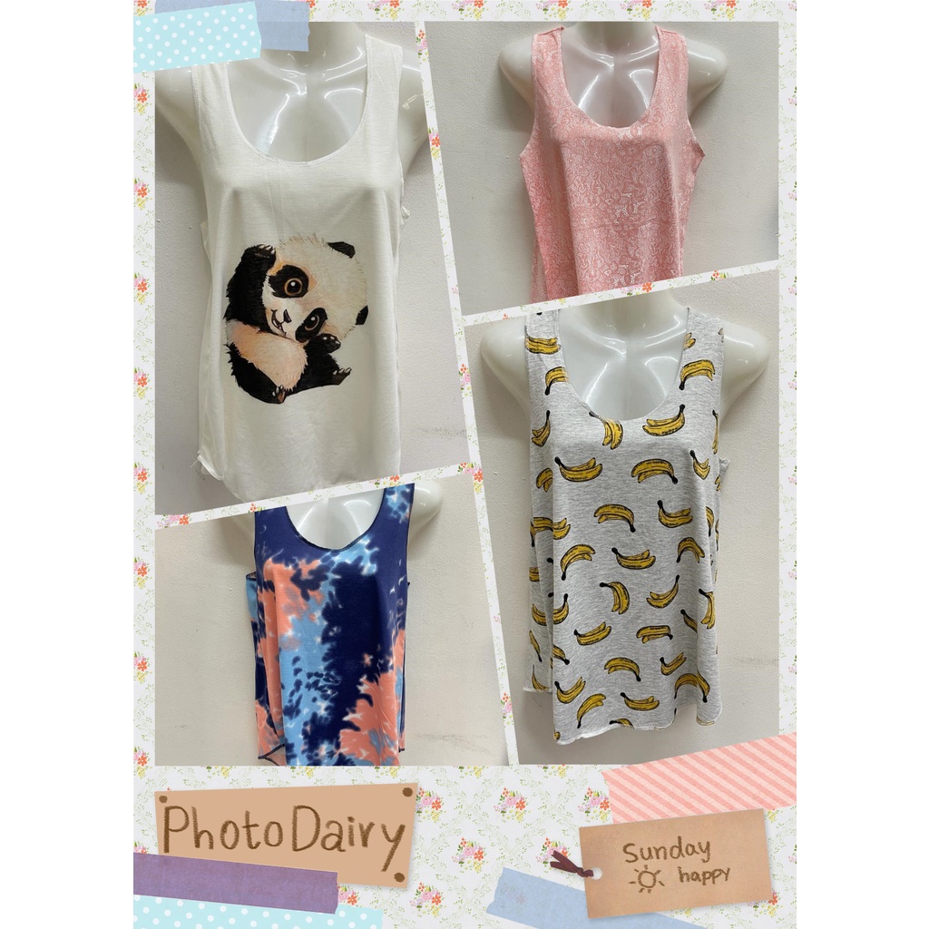 Singlet Wanita/ Singlet Women/ Casual Home Singlet (Ready Stock ...