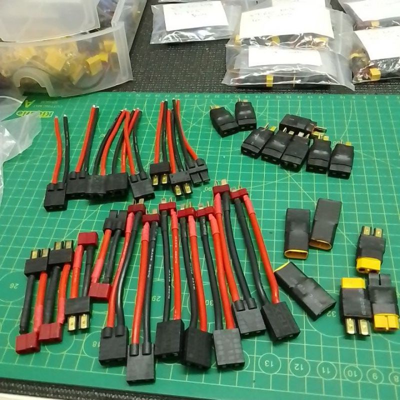 traxxas Female/Male TRX Connector to Male/Female T Plug xt60 | Shopee Malaysia