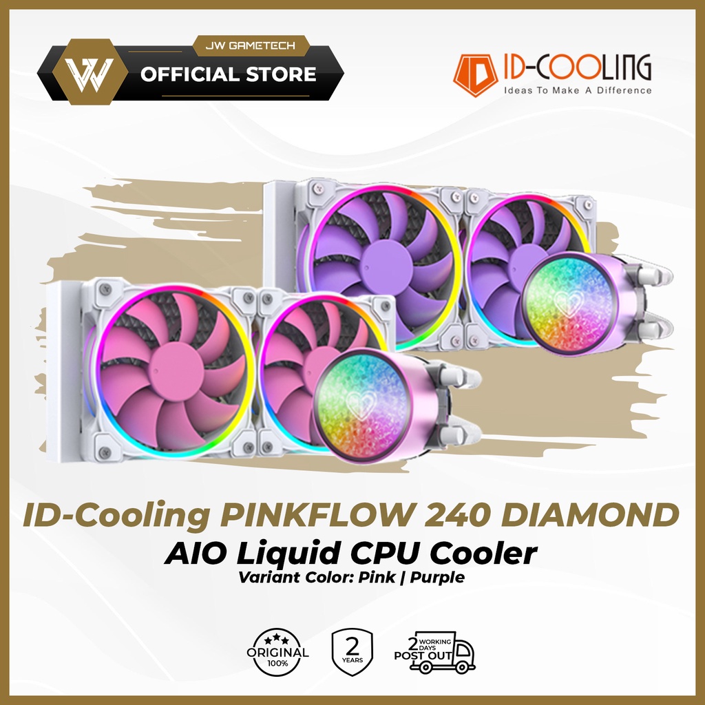 ID-Cooling PINKFLOW 240 Diamond Edition AIO Liquid CPU Cooler - PINKFLOW 240 Diamond | PINKFLOW ...