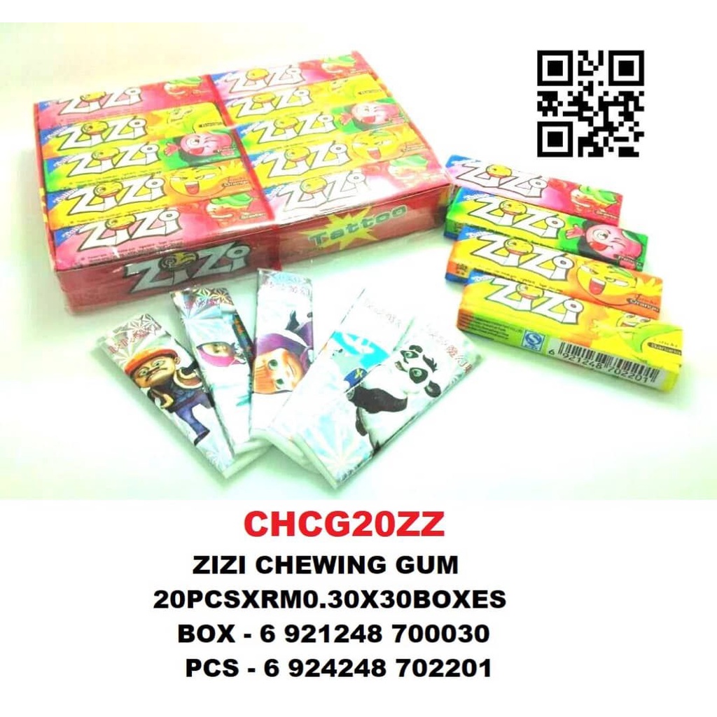 BENG KEE ZIZI CHEWING GUM 20PCS | Shopee Malaysia
