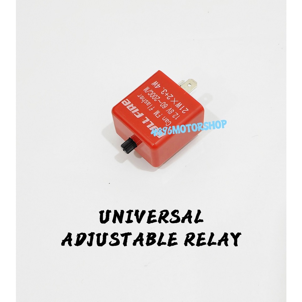 Motorcycle SILENT Adjustable Flasher Relay 12V double signal relay 2 ...