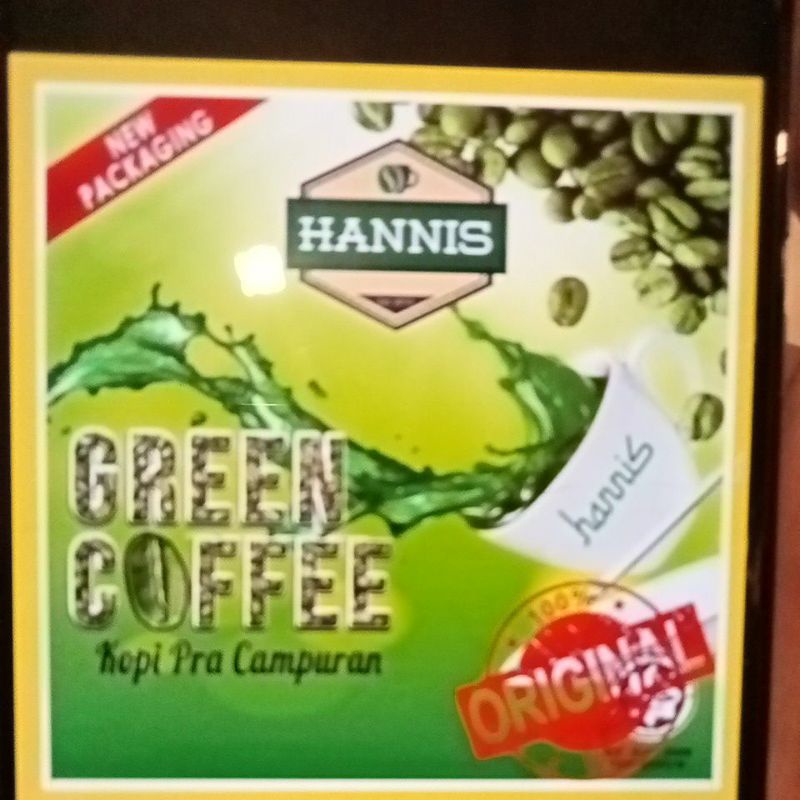 Hannis Green Coffee Kopi Hijau 15s x 20g 100% Original | Shopee Malaysia