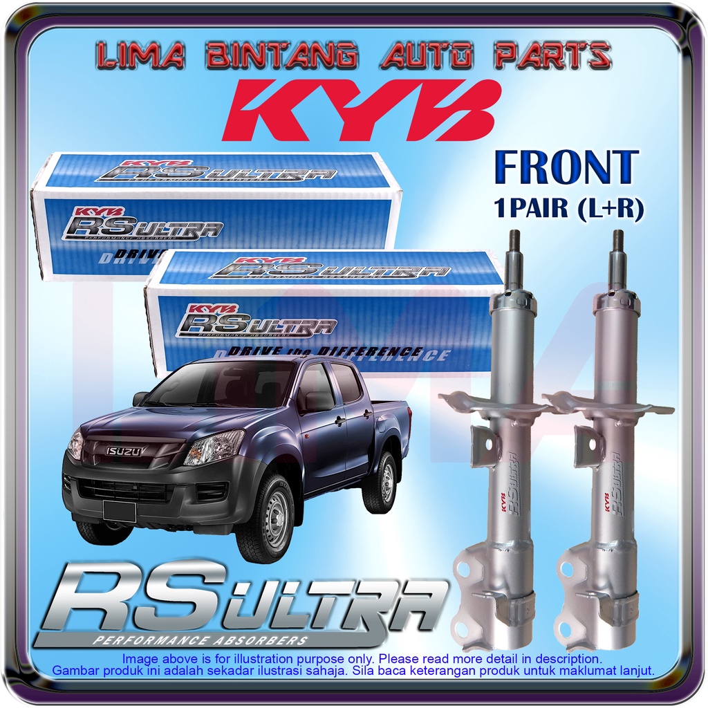 Isuzu Dmax RT50 Front Shock Absorber Heavy Duty RS ULTRA KAYABA KYB ...