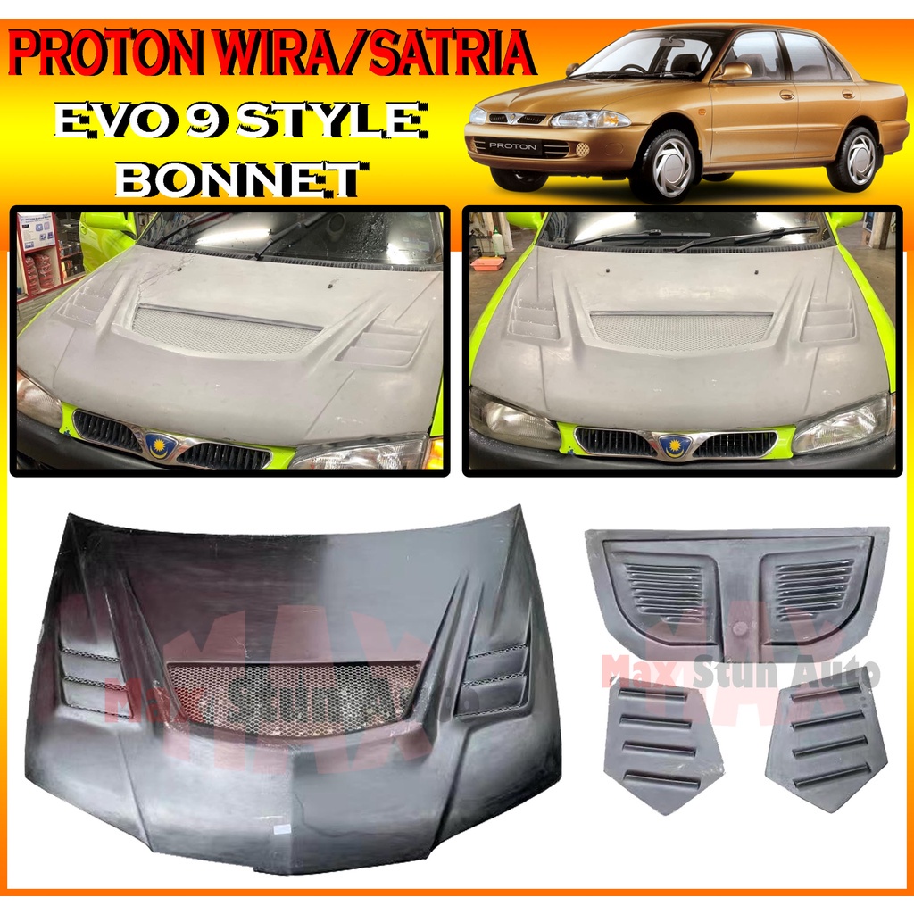 PROTON WIRA SATRIA EVO9 FRONT BONNET (E9) BONET DEPAN FOR SATRIA WIRA ...