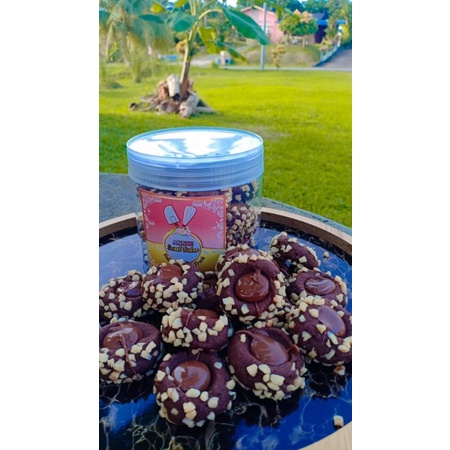 PREMIUM Chocolate button nutella cookies/Biskut Nutella | Shopee Malaysia