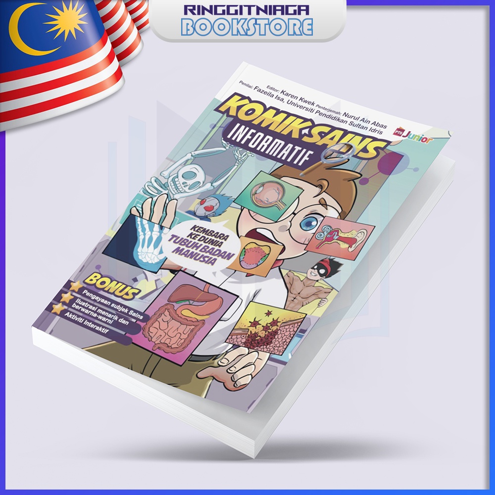 Komik Sains Informatif: Kembara Ke Dunia Tubuh Badan Manusia - BUKU ...