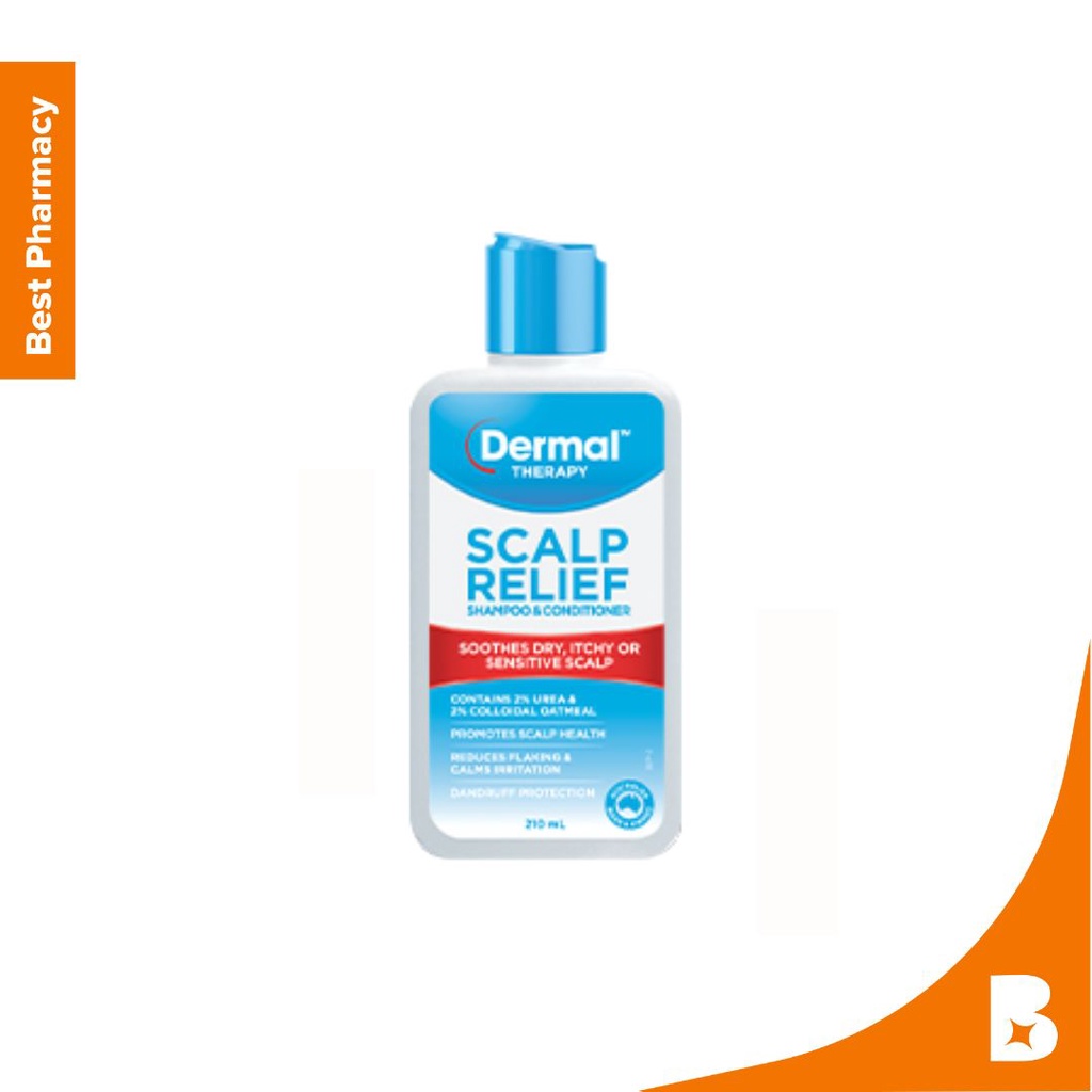 DERMAL THERAPY SCALP RELIEF SHAMPOO & CONDITIONER 210ML | Shopee Malaysia