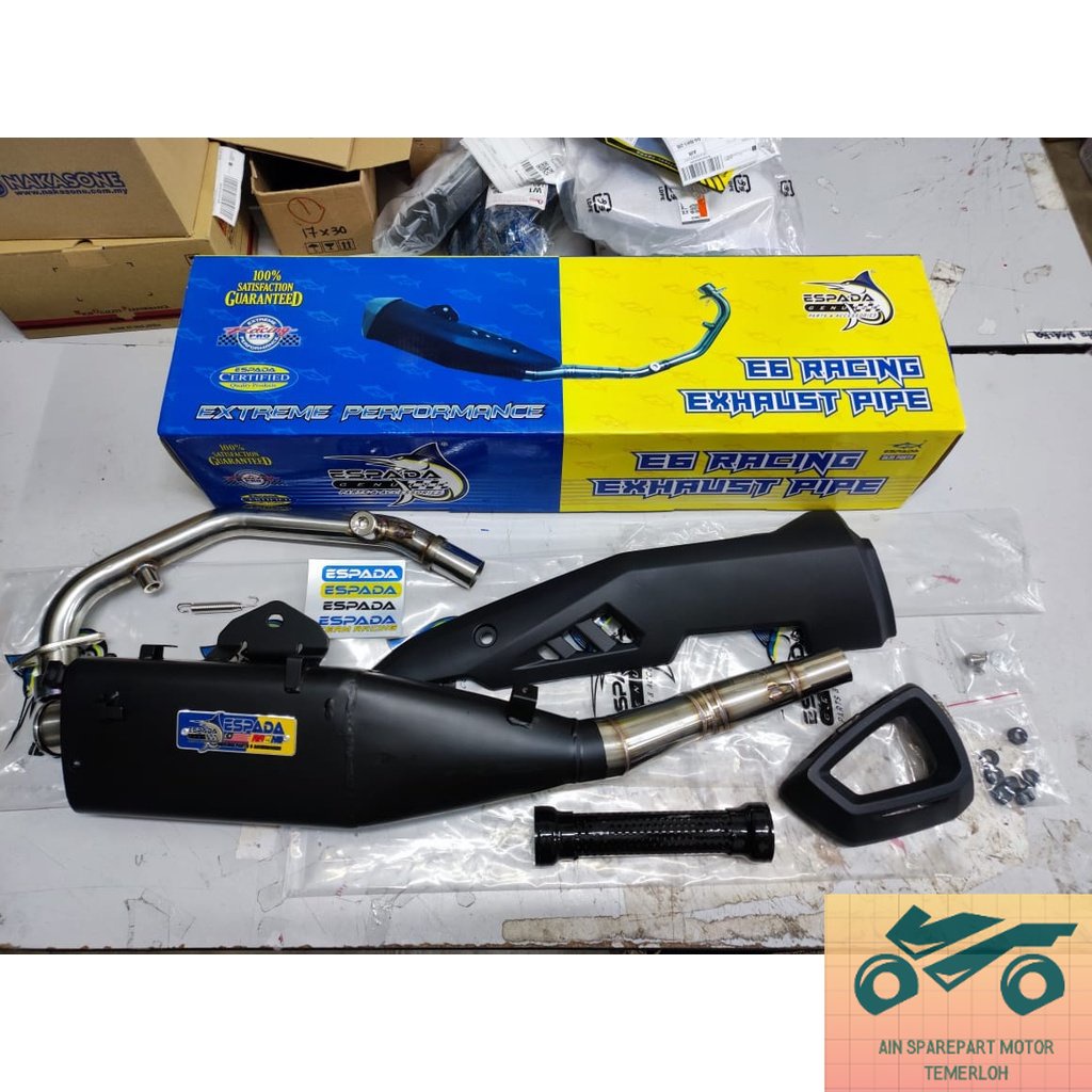 Exhaust pipe ESPADA E6 RSX150 RS150 V1 V2 V3 RACING OPEN STANDARD CUTTING EXHAUST 28MM 30MM 32MM ...