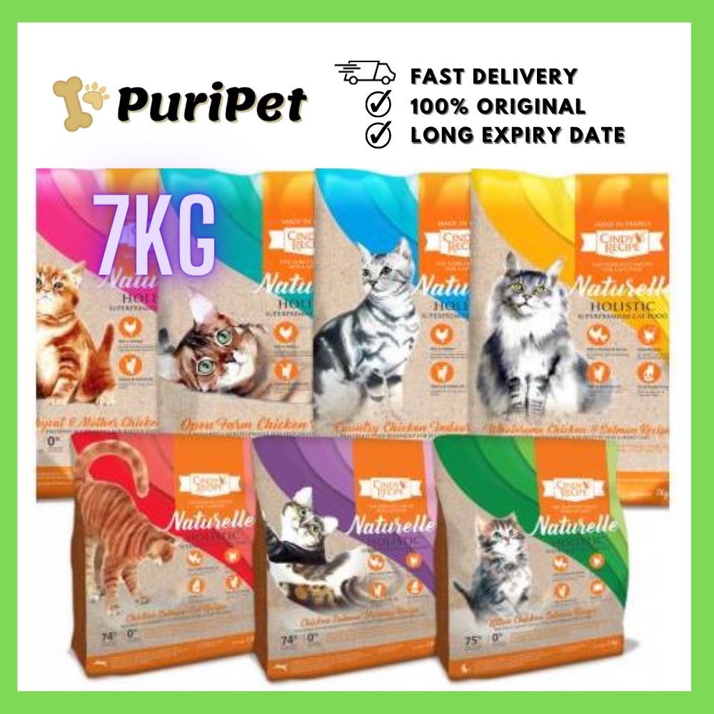 Cindy's Recipe Naturelle Recipe Holistic Superpremium 7KG - Cat Dry ...
