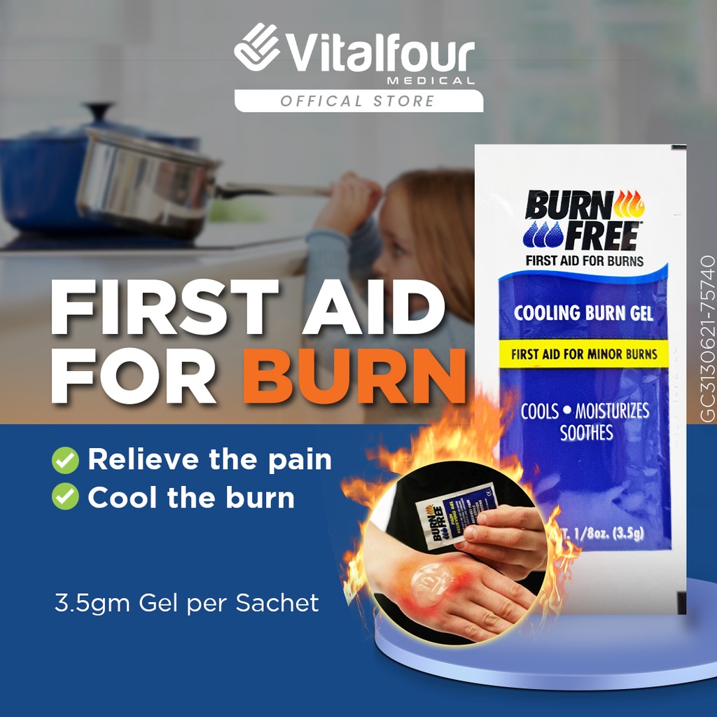 BurnFree Hydrogel BurnShield First Aid Burn Gel First Aid For Burn PAIN ...