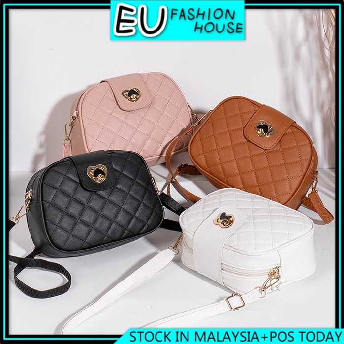 ( READY STOCK ) PU SLING BAG EU FASHION HOUSE 1065 | Shopee Malaysia
