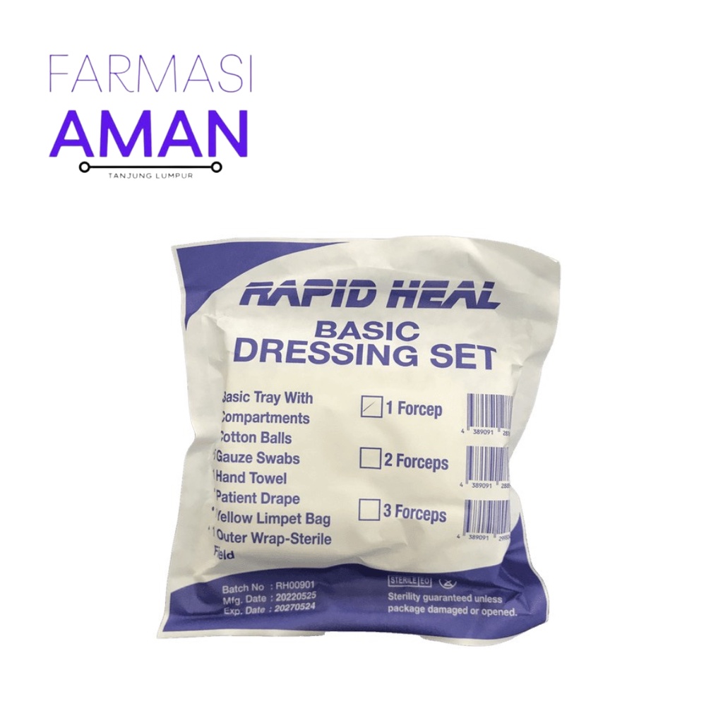 Rapid Heal Basic Dressing Set (1 Forcep / 2 Forceps) | Shopee Malaysia