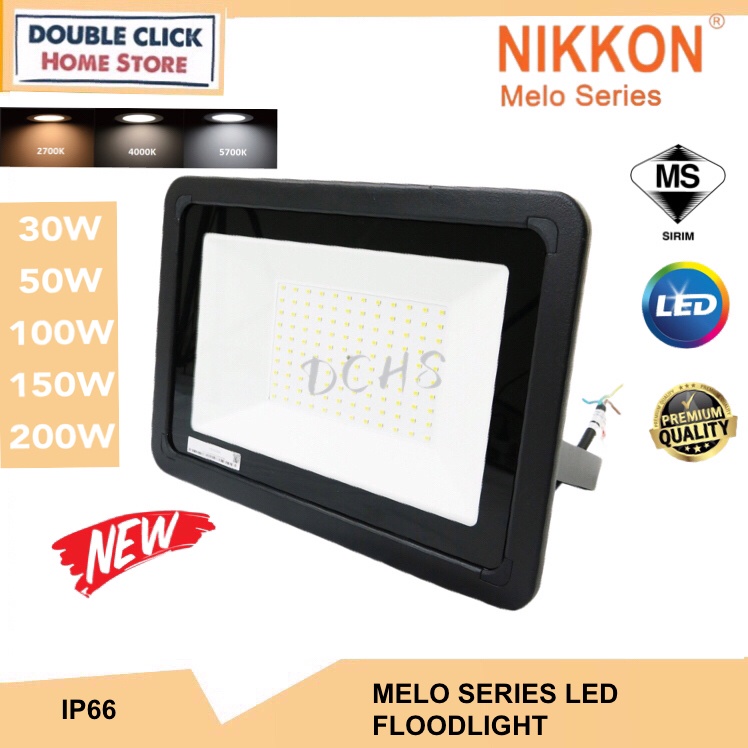 Nikkon IP66 Melo Series LED Floodlight LED Sport Light (50W/100W/150W ...
