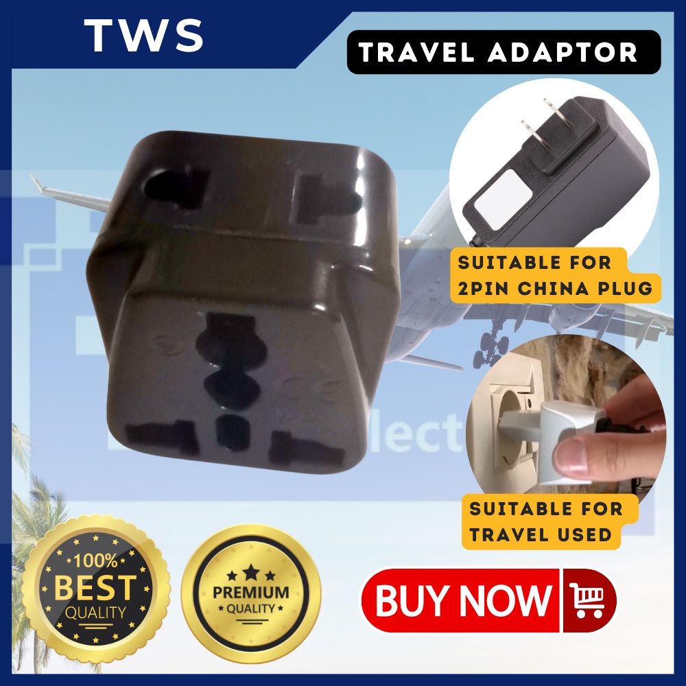 TWS 3 pin high quality Adaptor Travel Plug for Malaysia UK Power ...