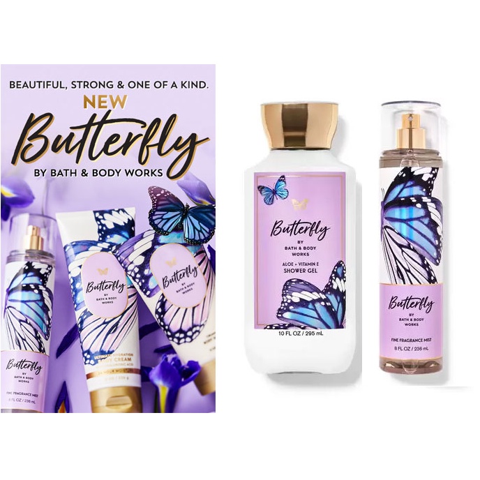 Bath And Body Works Butterfly Mist Butterfly Edp Butterfly T Set