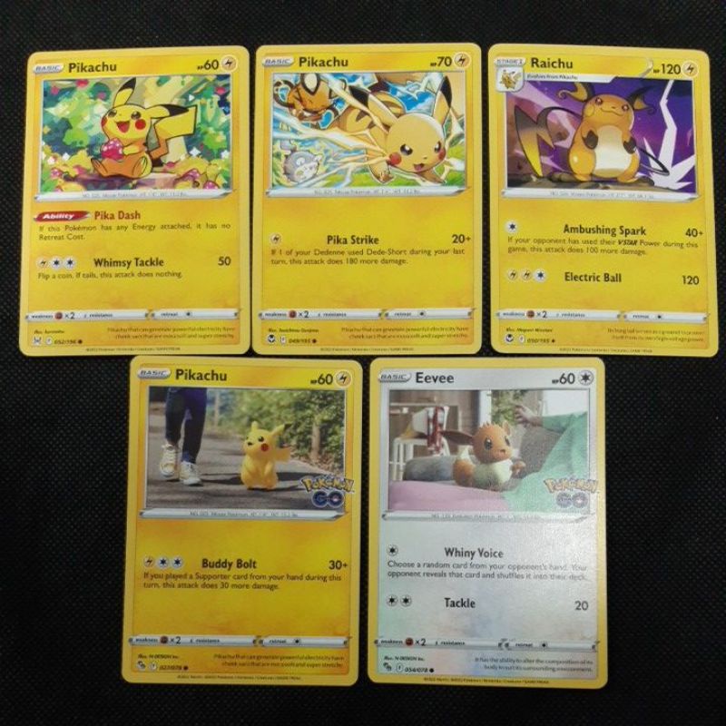 Pokemon Card TCG : Lost Origin/Silver Tempest/ Pokemon Go: Pikachu ...