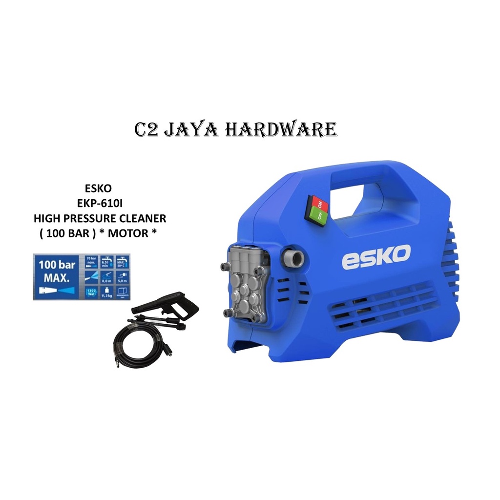 ESKO EKP-610I High Pressure Cleaner / Washer 100BAR 6.5L/Min 1300W ...