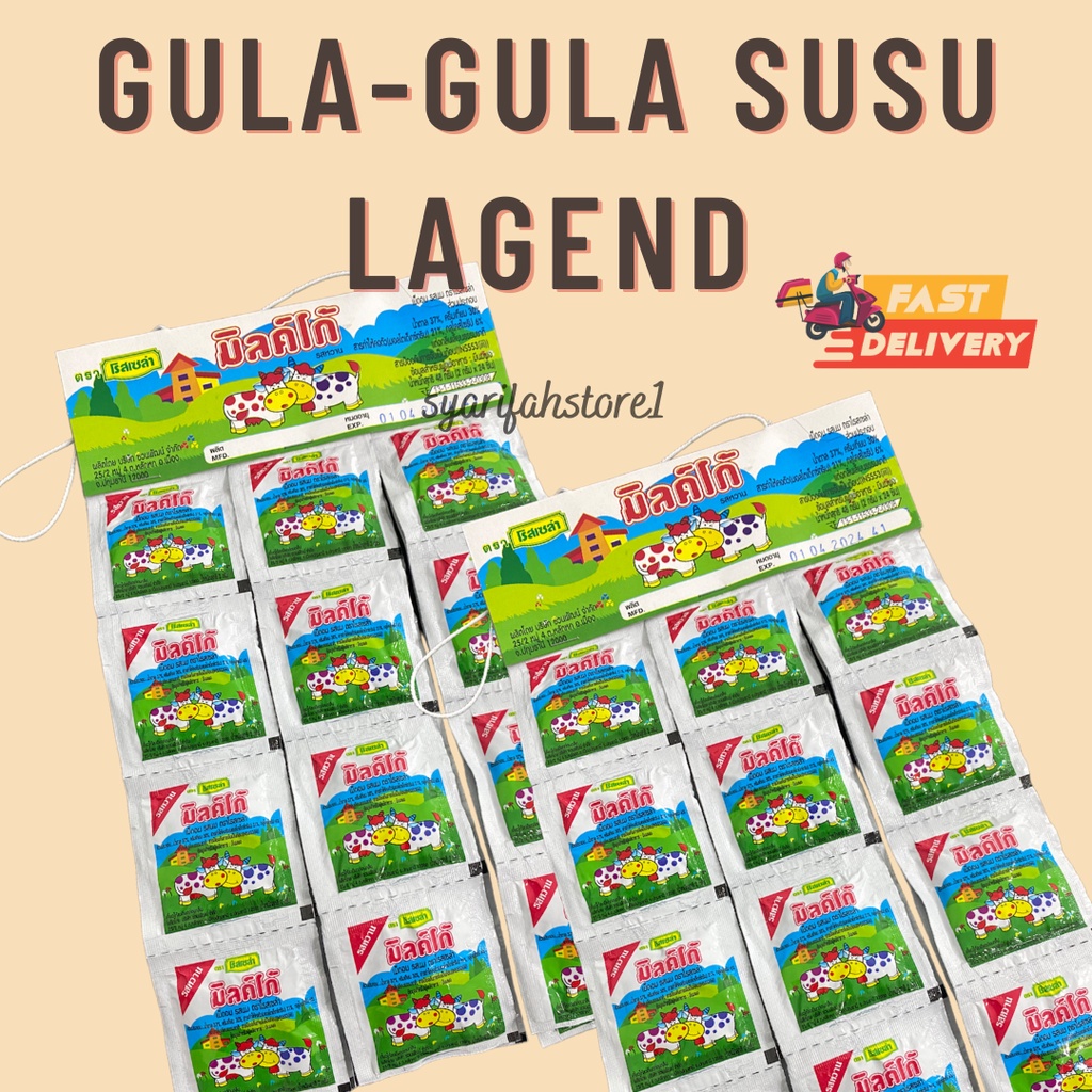 *Chilhood Snack* Gula-gula Susu Legend | Gula-gula Thailand | Milko ...