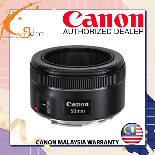 (READY STOCK) Canon EF 50mm f/1.8 STM Lens (Canon Malaysia 1 Year ...