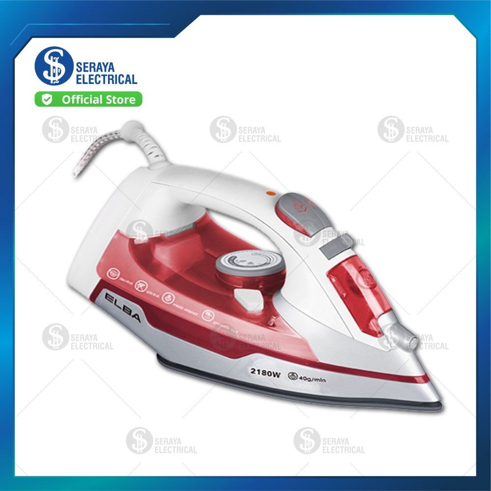 Elba Non-Stick Steam Iron ESI-H2023C(RD) / ESIH2023C | Shopee Malaysia