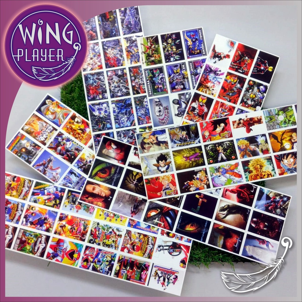 Kad Tepok Classic Cartoon Kid Poker Card - 1 Pack - 10 Sheets (Mix ...