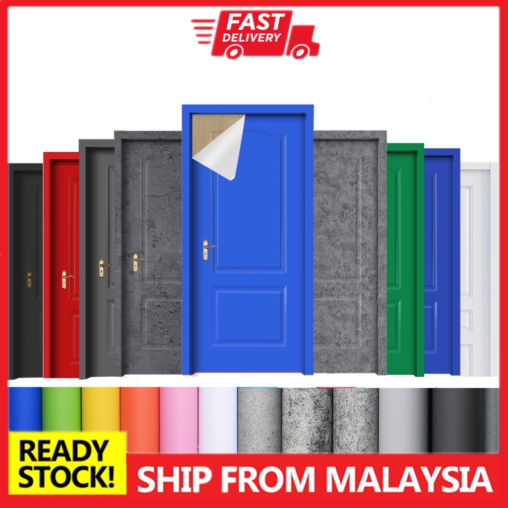 Wooden Design Door Sticker Cabinet Furniture Decorative Renovation Self ...