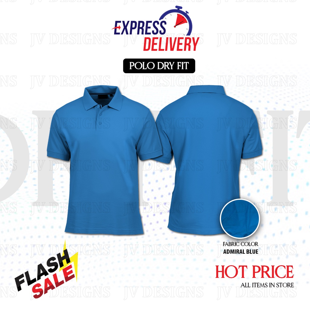 [ DRYFIT ] PLAIN DRYFIT 170GSM COLLAR SHIRT IN REGULAR FIT AND ...
