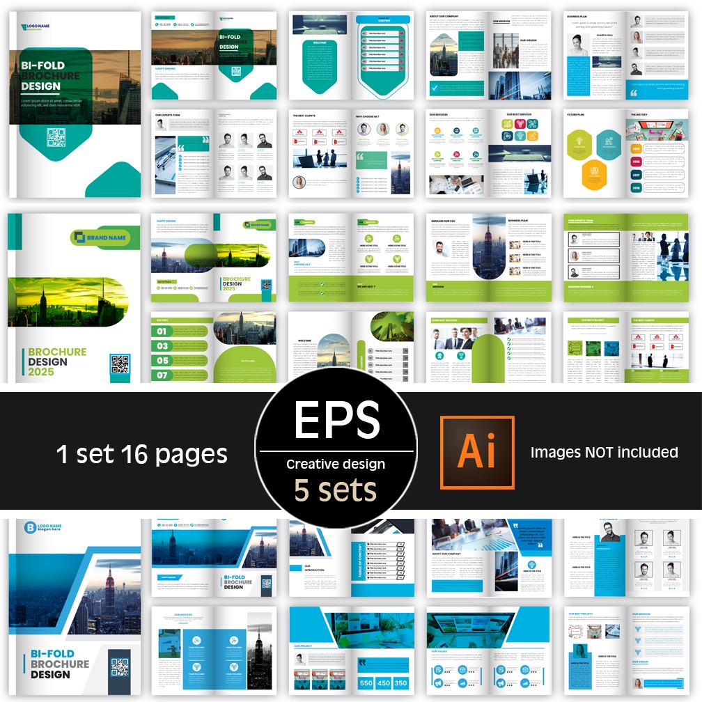 Graphic Design Template Bundle Pack / Corporate Design / Business ...