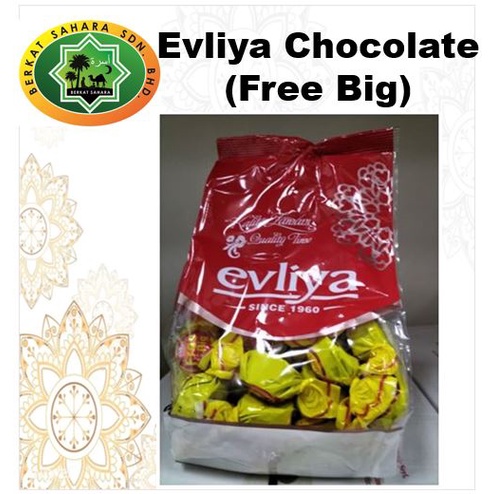 EVLIYA Free Big | Chocolate Candy | 1 Packet (1kg) | 6 Packets/Box (6kg ...