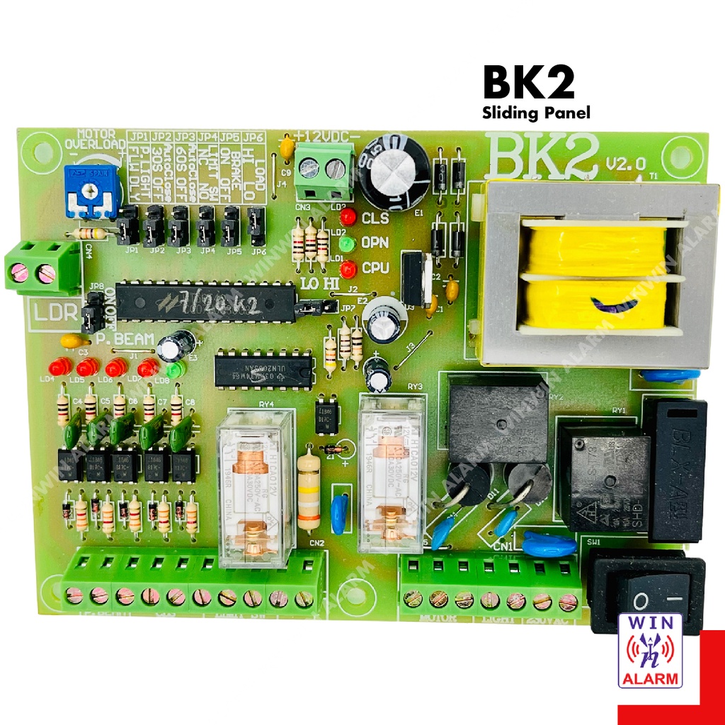 BK2 AC SLIDING CONTROL BOARD AUTO GATE SYSTEM - LIMIT SWITCH (G10 ...