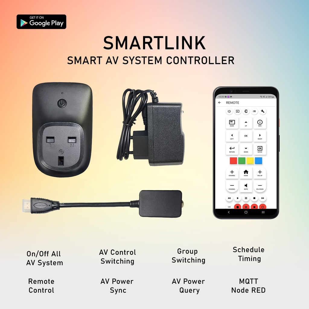 HDMI AV Controller WiFi TV Remote AV System Smart Home Automation Relay ...